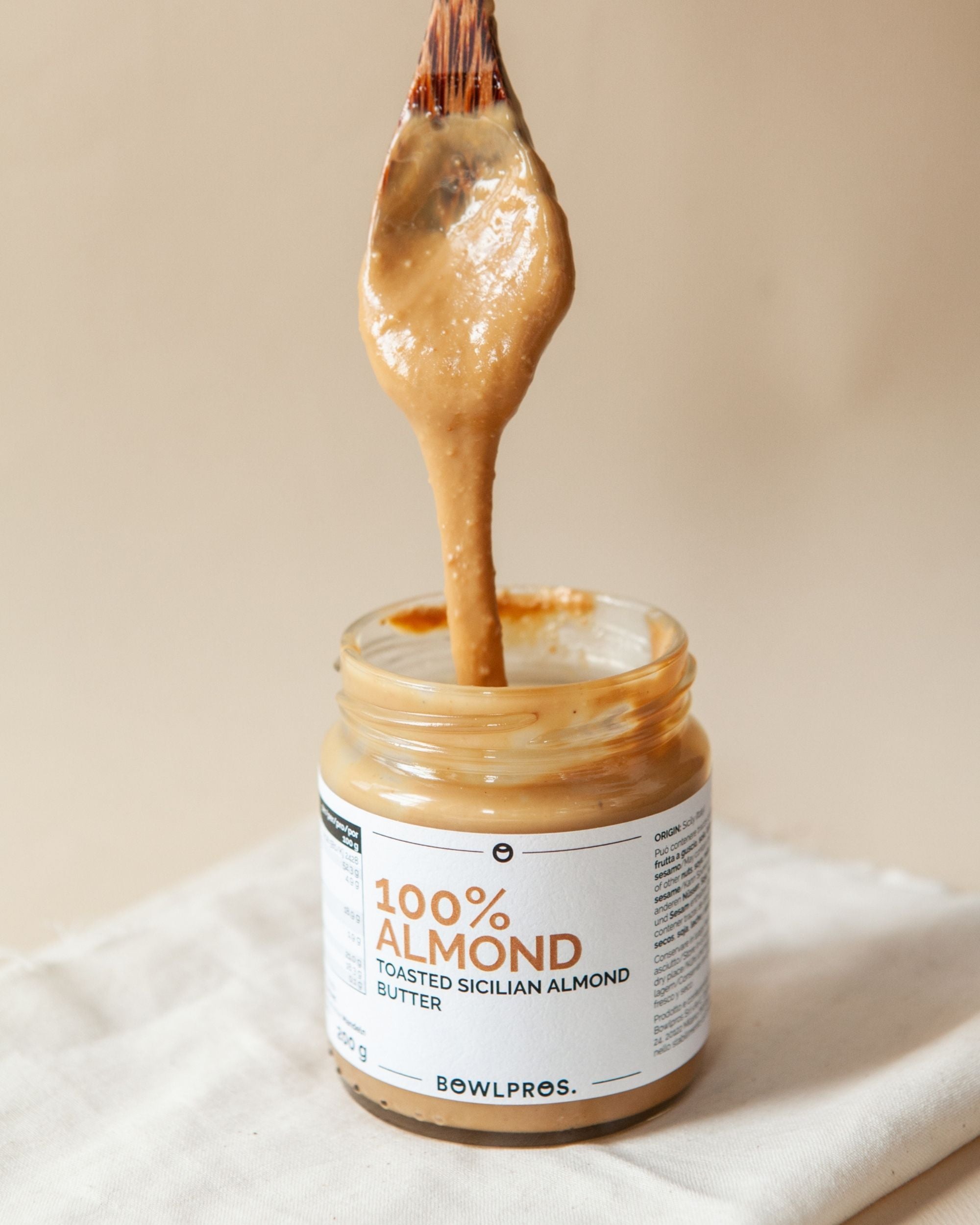 100% Sicilian Toasted Almond Butter – Bowlpros.EU